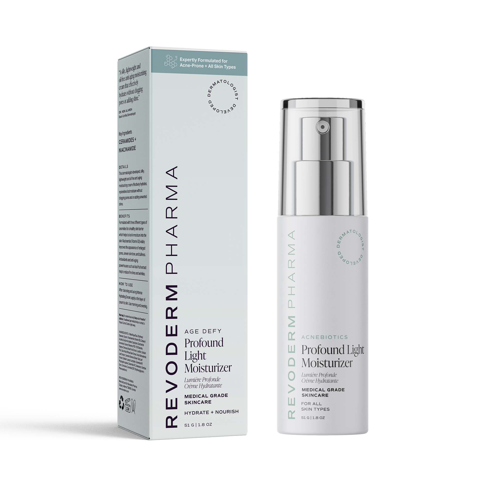 Hyaluronic Acid + Prebiotics Facial Serum | Revoderm