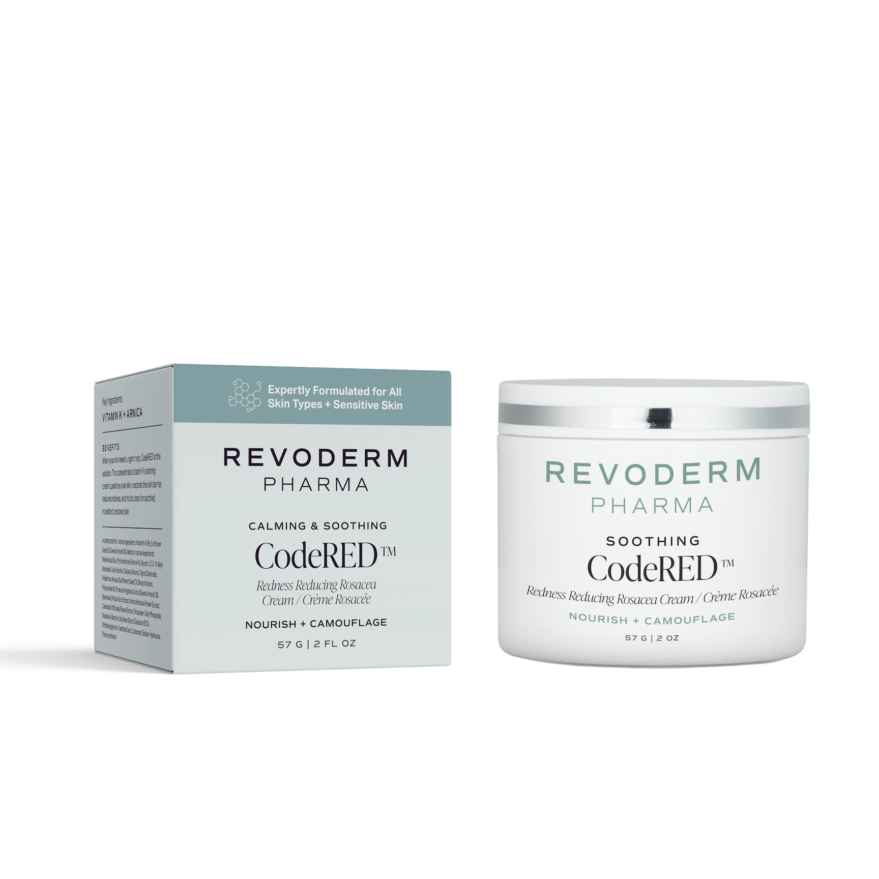 CodeRED Anti-Redness Calming Cream for Rosacea | Revoderm